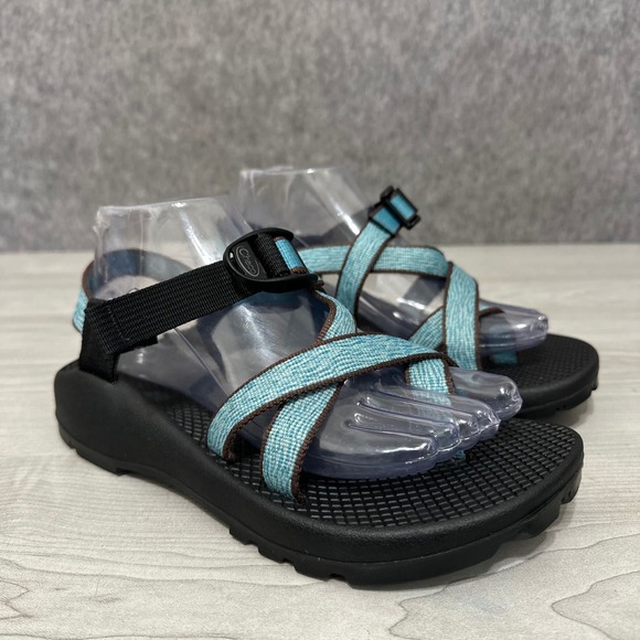 Chaco | Shoes | Chaco Z2 Classic Sandals Womens 7 Aqua Blue Zebra ...